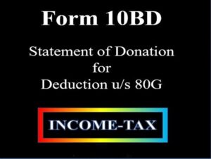 10 BD FORM- Statement & Certificate Of Section 80G Deduction | Semantic ...